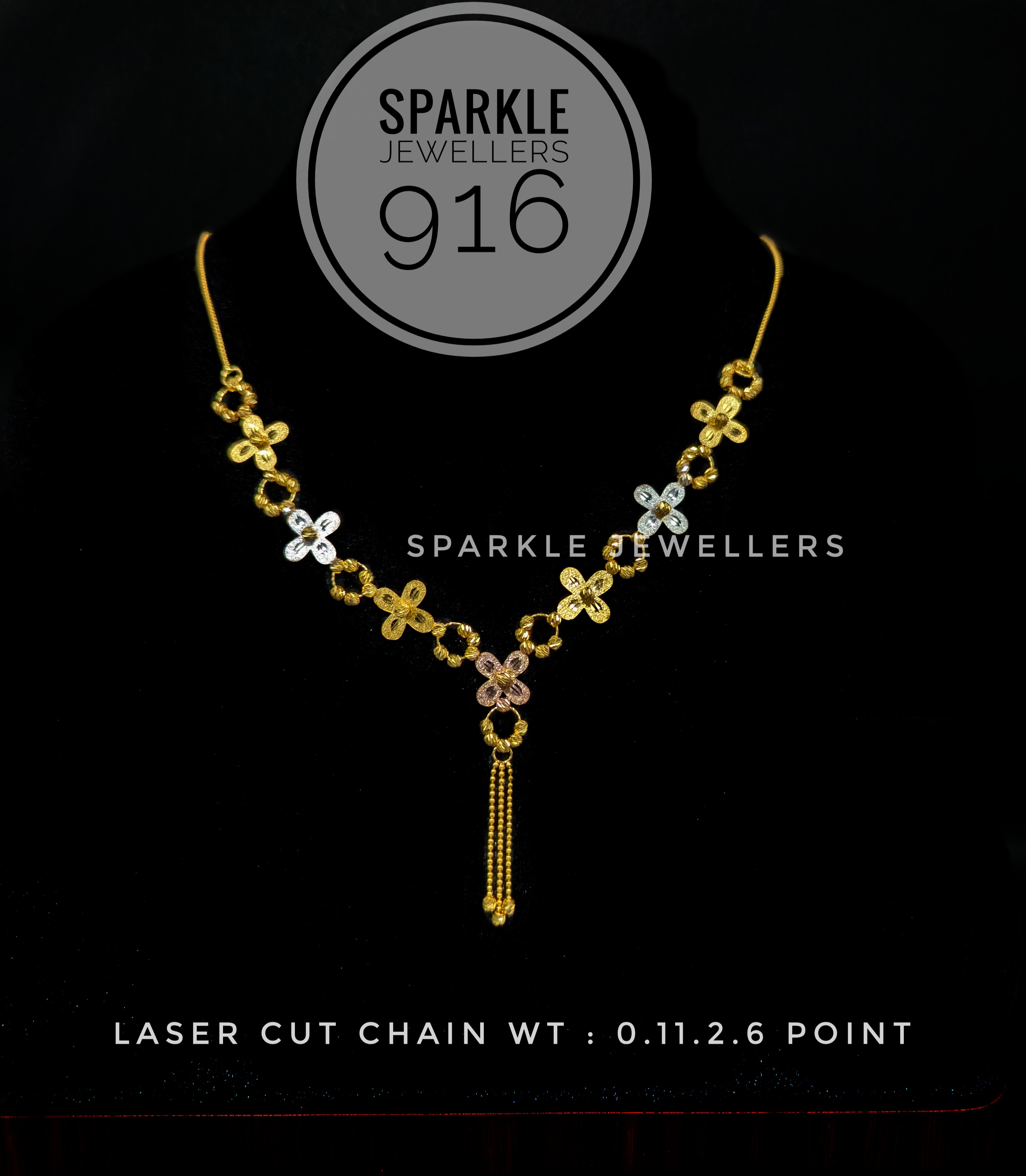 Laser Cut Chain | Sparkle Jewellers