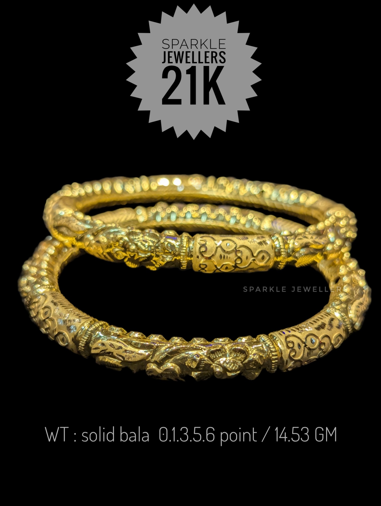 21K Solid Gold Bala | Sparkle Jewellers