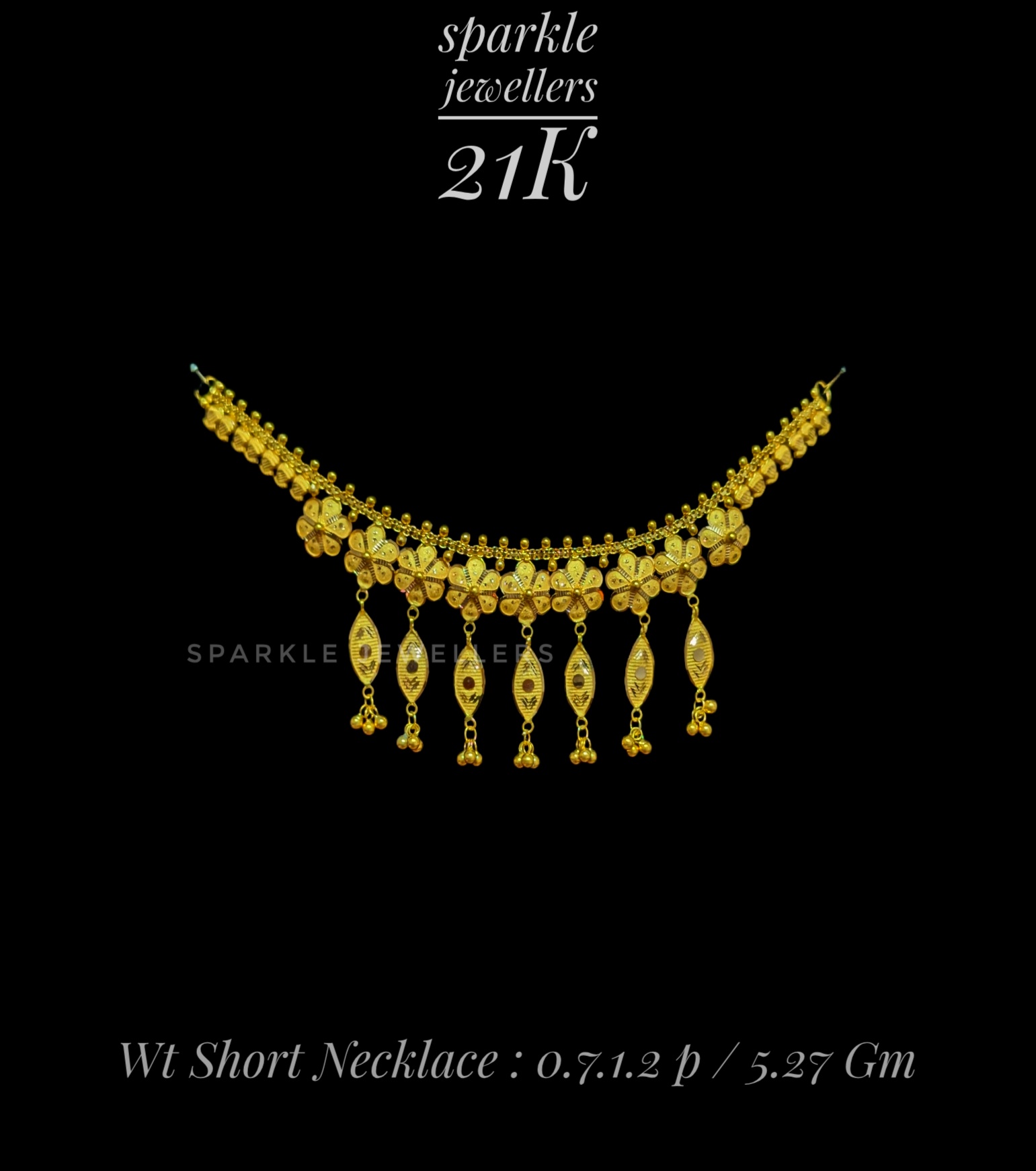 21K Perfect Balance Necklace | Sparkle Jewellers