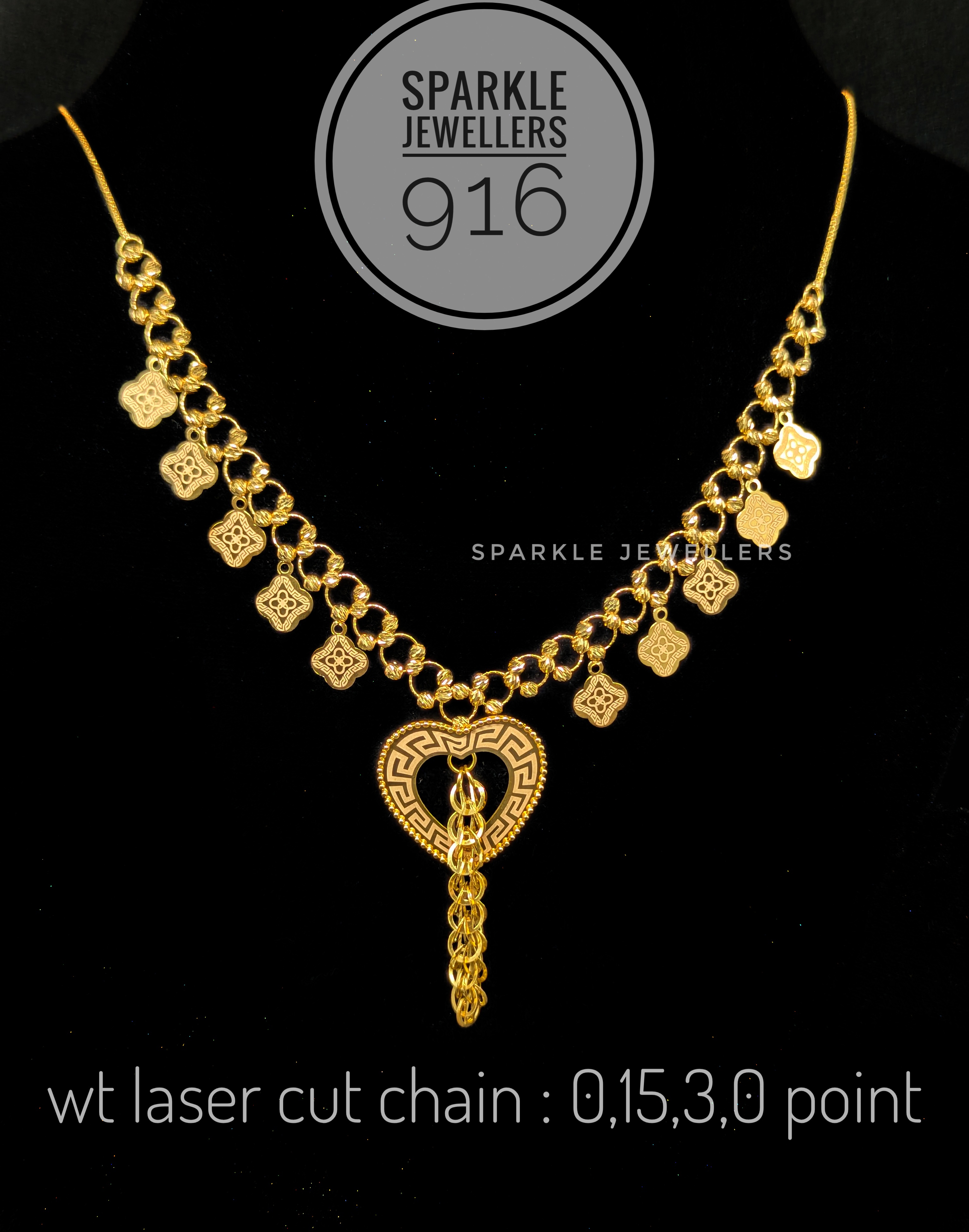 Laser Cut Chain | Sparkle Jewellers