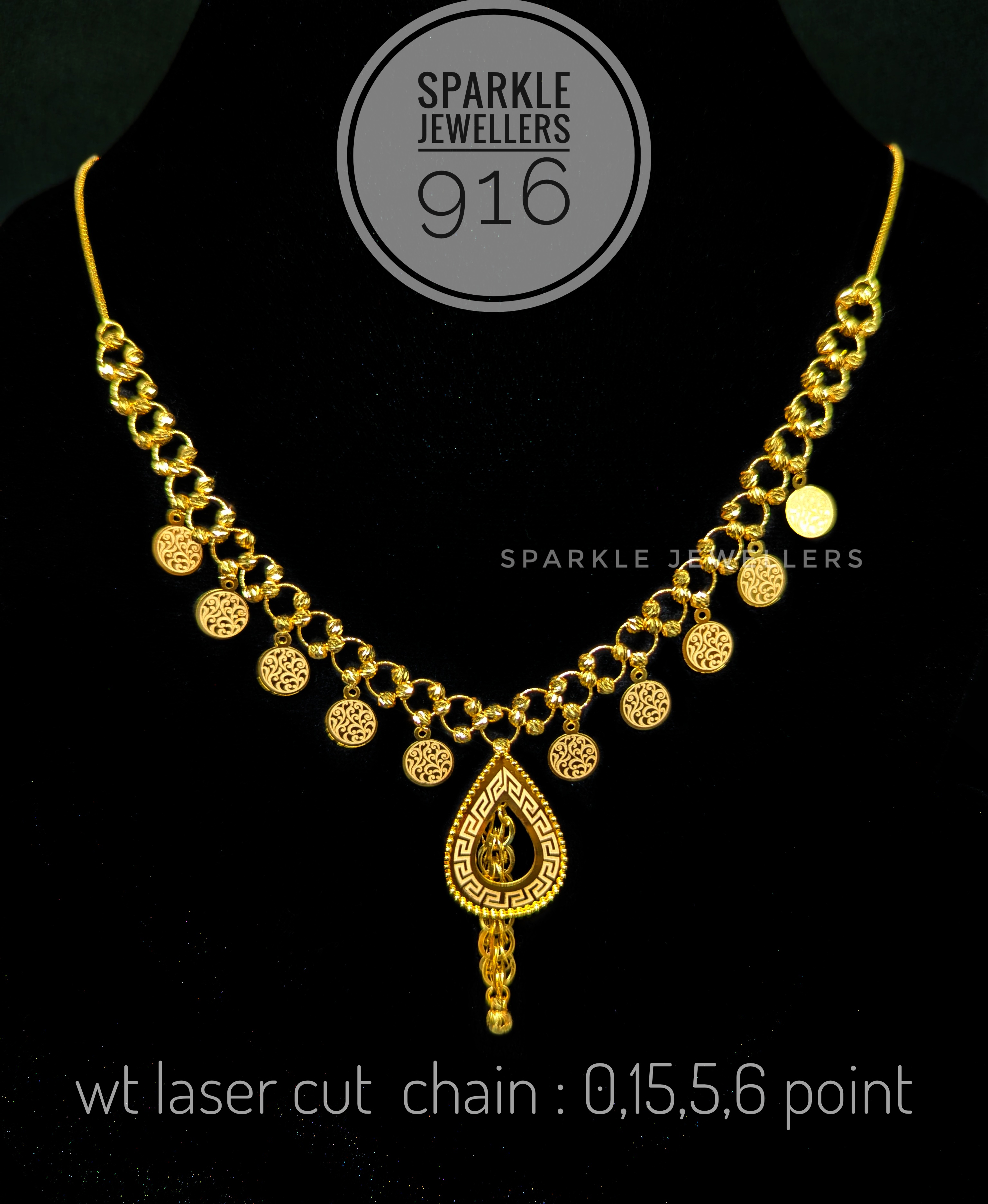 Laser Cut Chain | Sparkle Jewellers