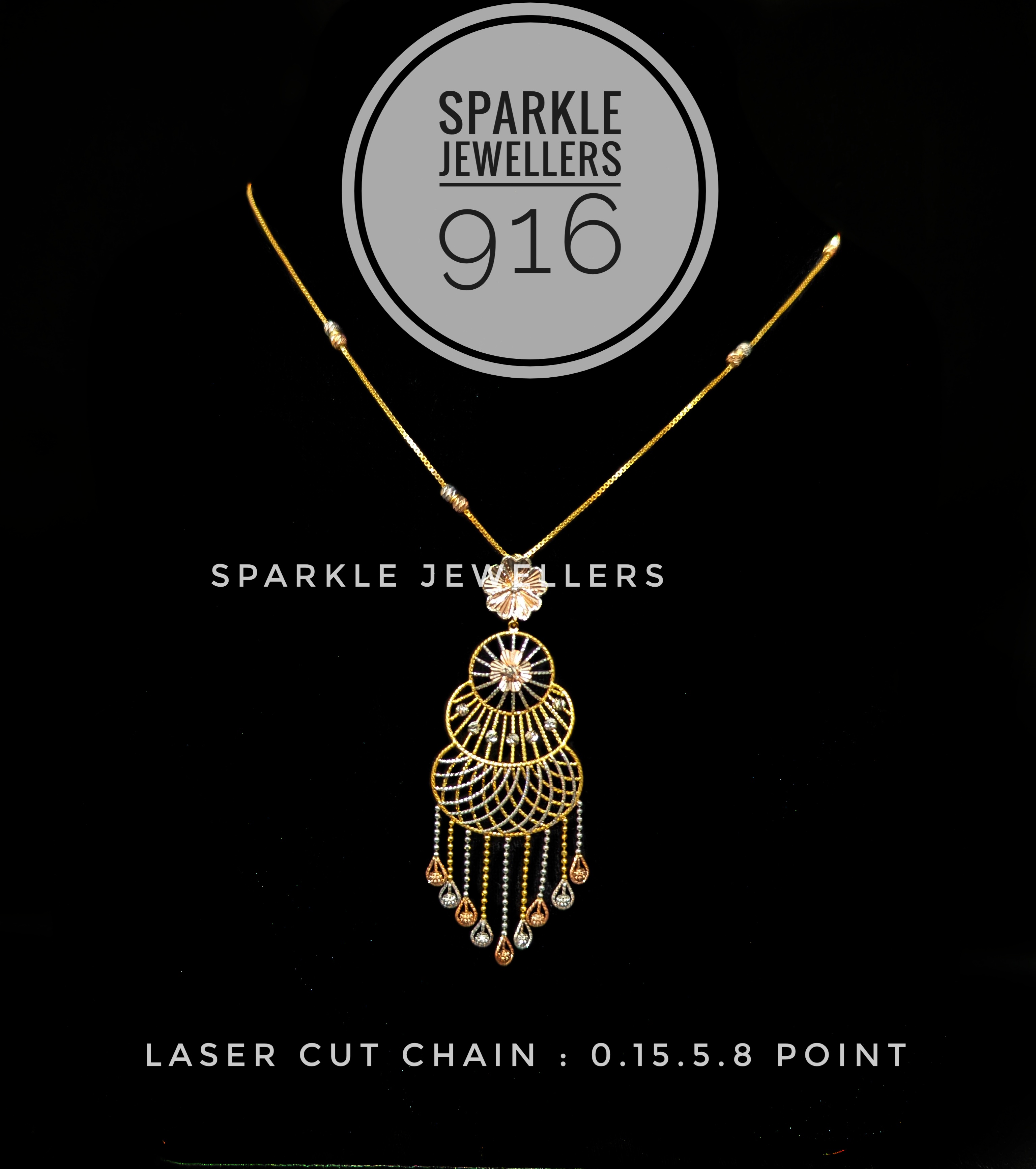 Laser Cut Chain | Sparkle Jewellers