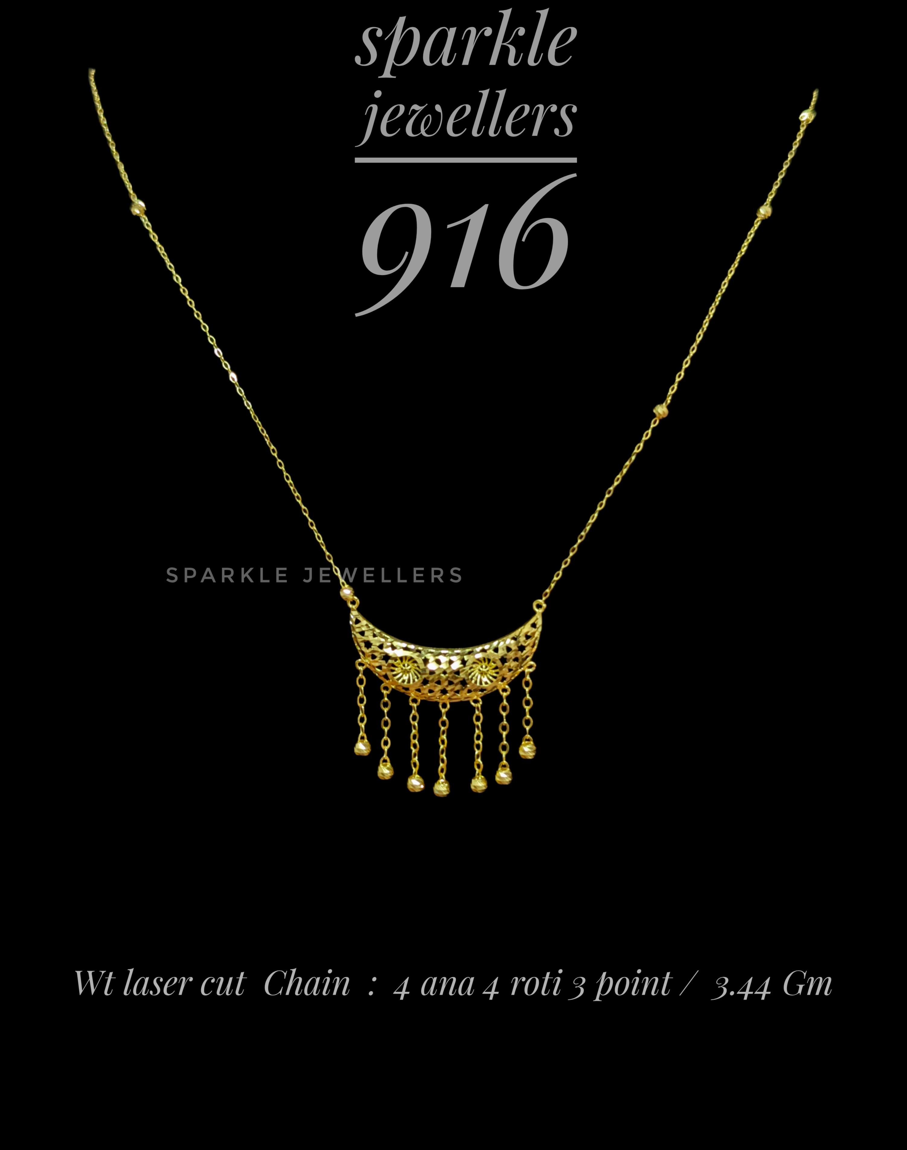 Laser Cut Chain | Sparkle Jewellers