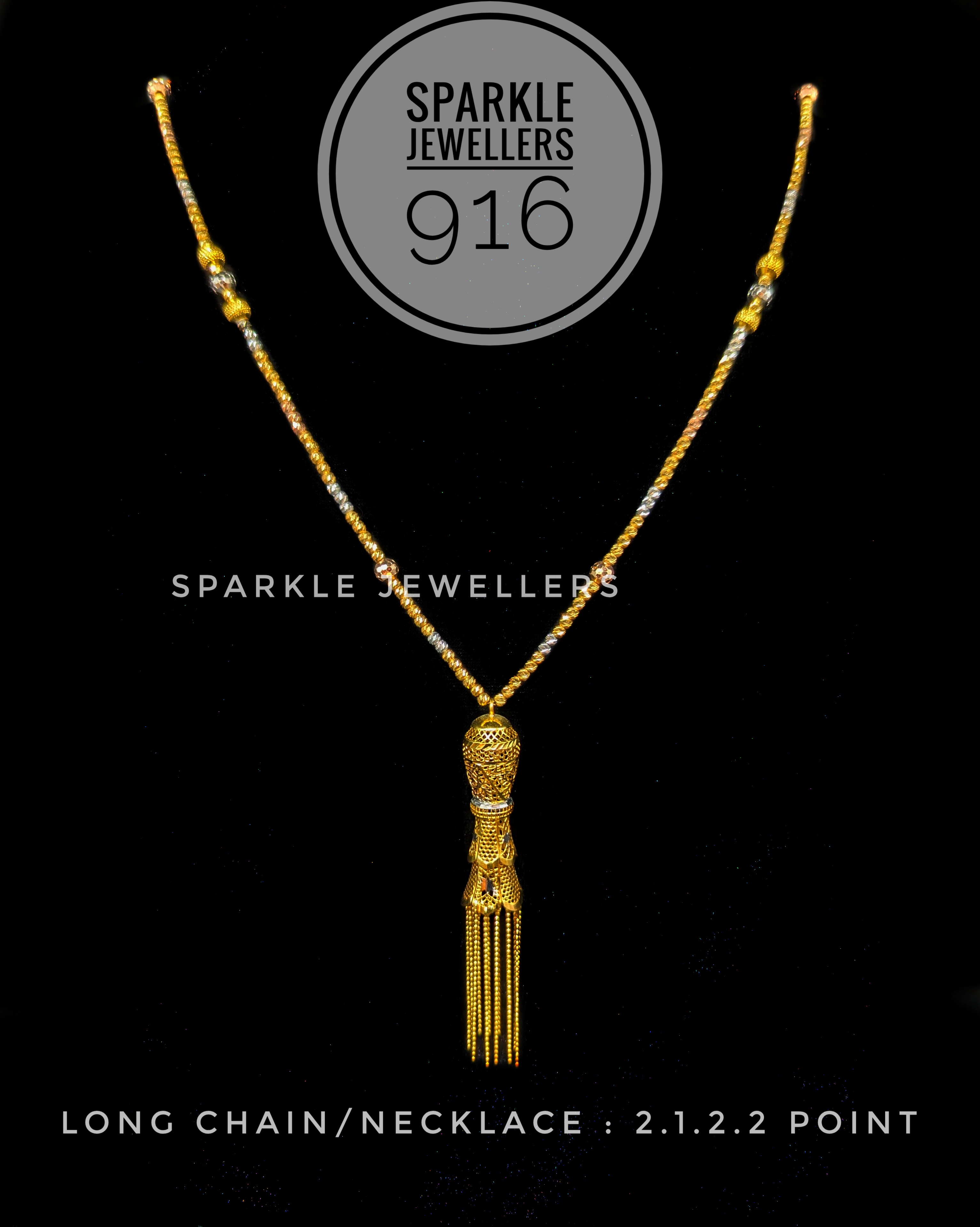 Dubai Fancy Mob Chain | Sparkle Jewellers