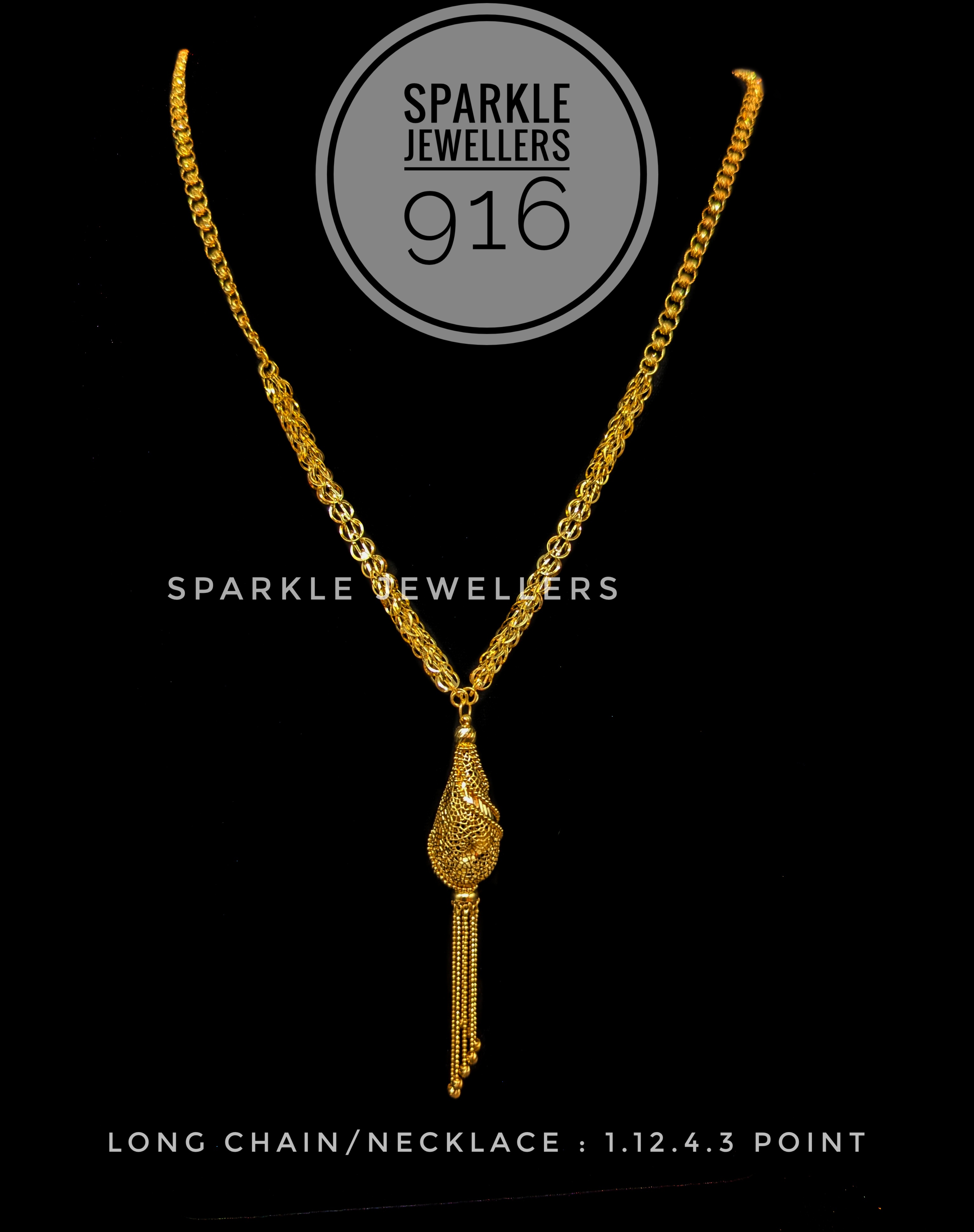 Dubai Fancy Mob Chain | Sparkle Jewellers
