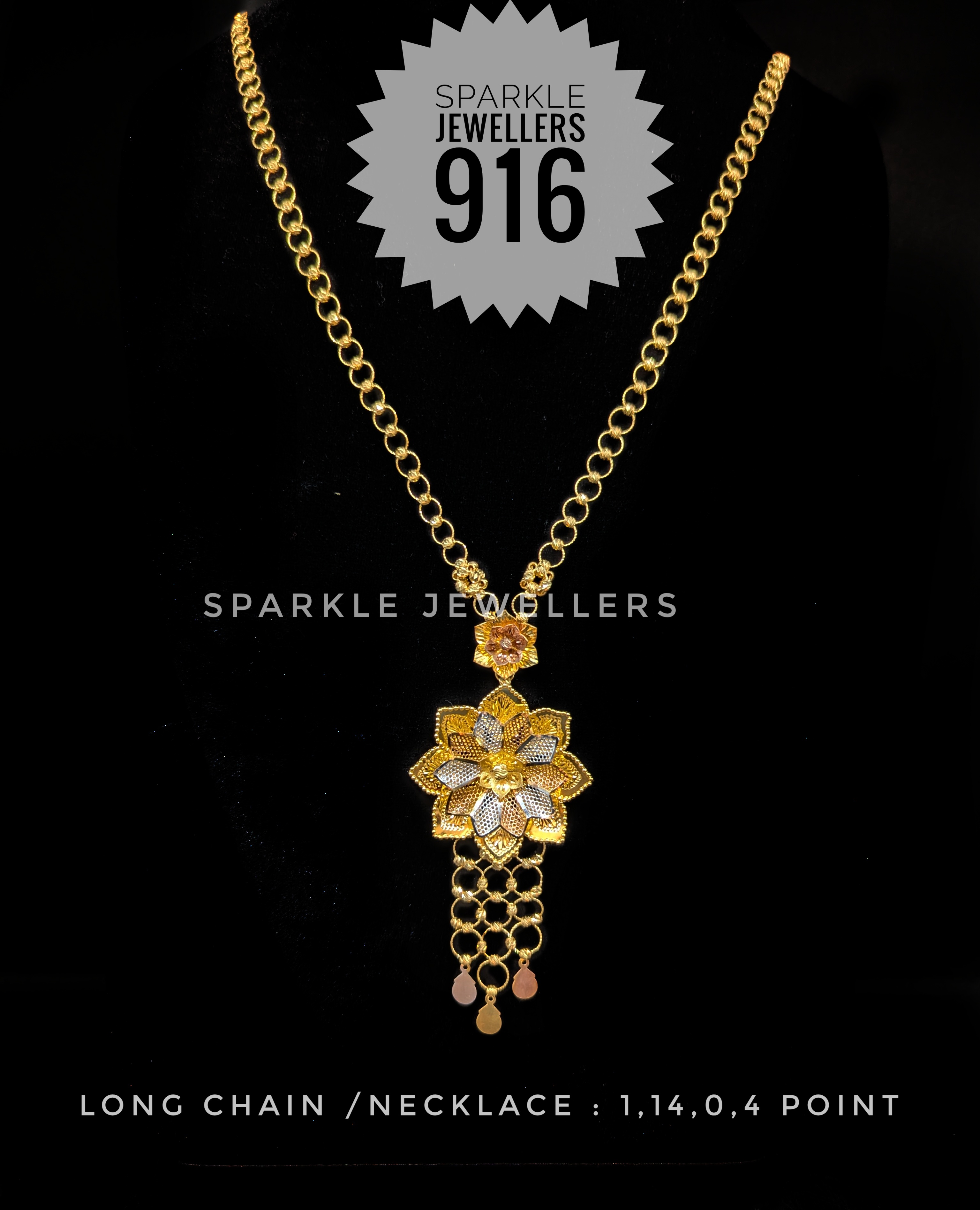 Dubai Fancy Mob Chain | Sparkle Jewellers