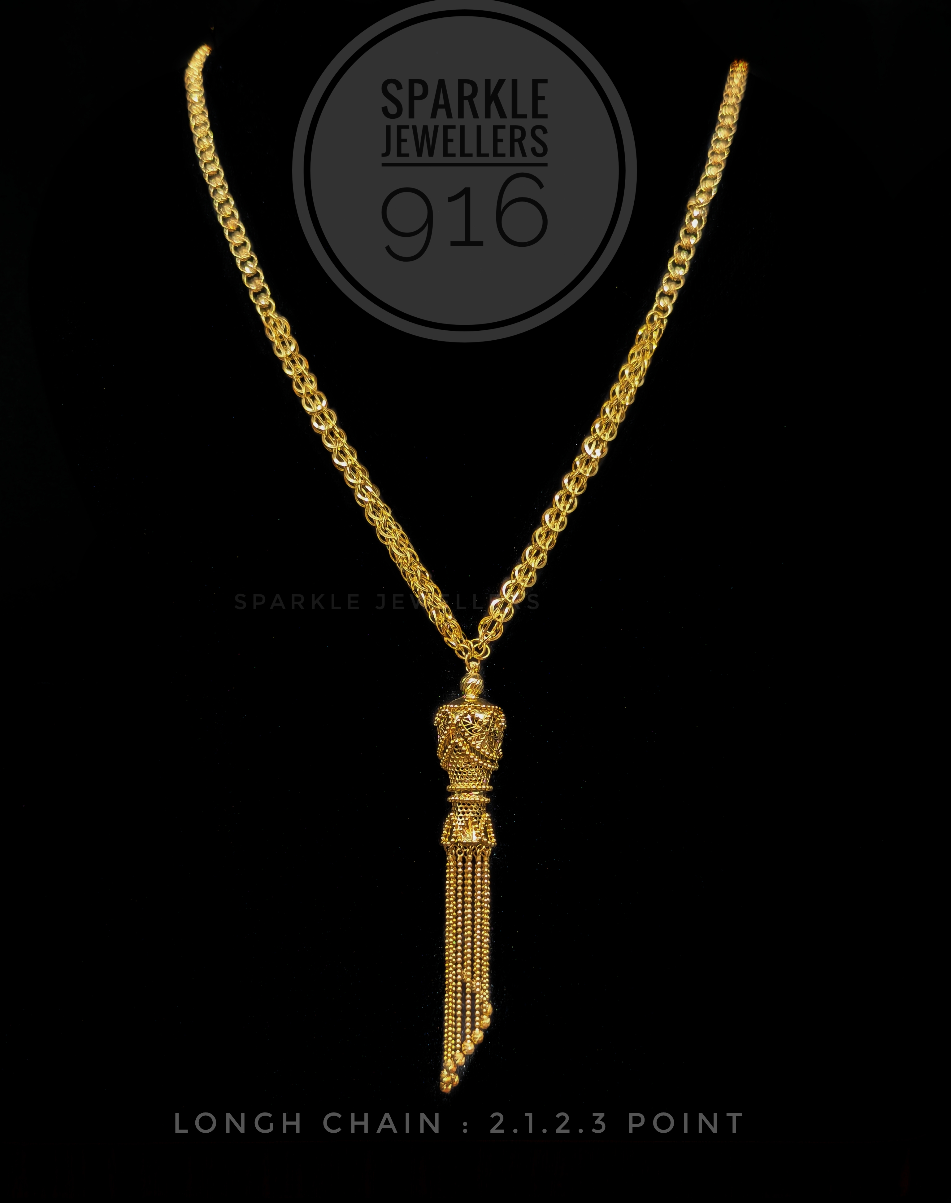 Dubai Fancy Mob Chain | Sparkle Jewellers