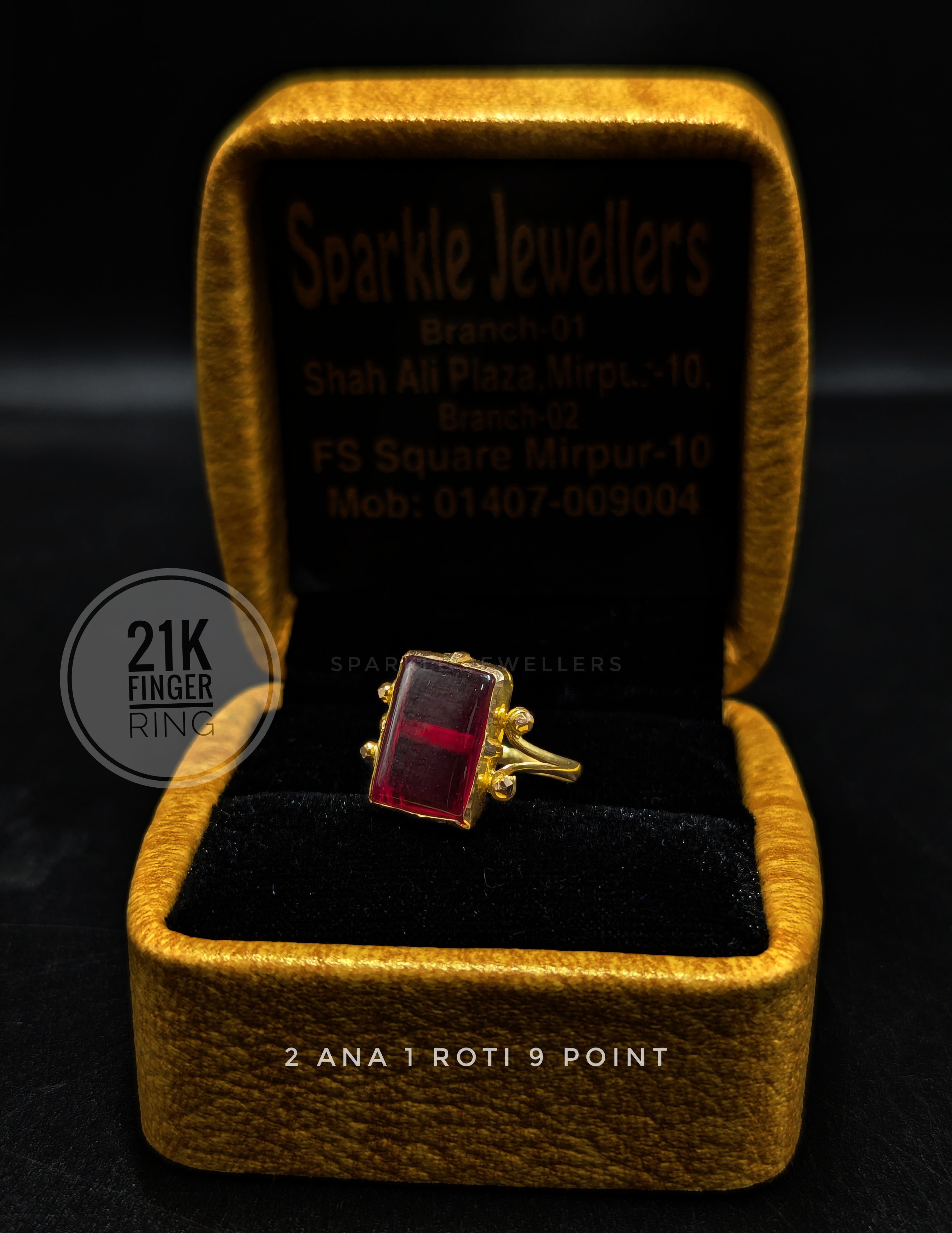 2IK Gold AIRSTE Ring | Sparkle Jewellers