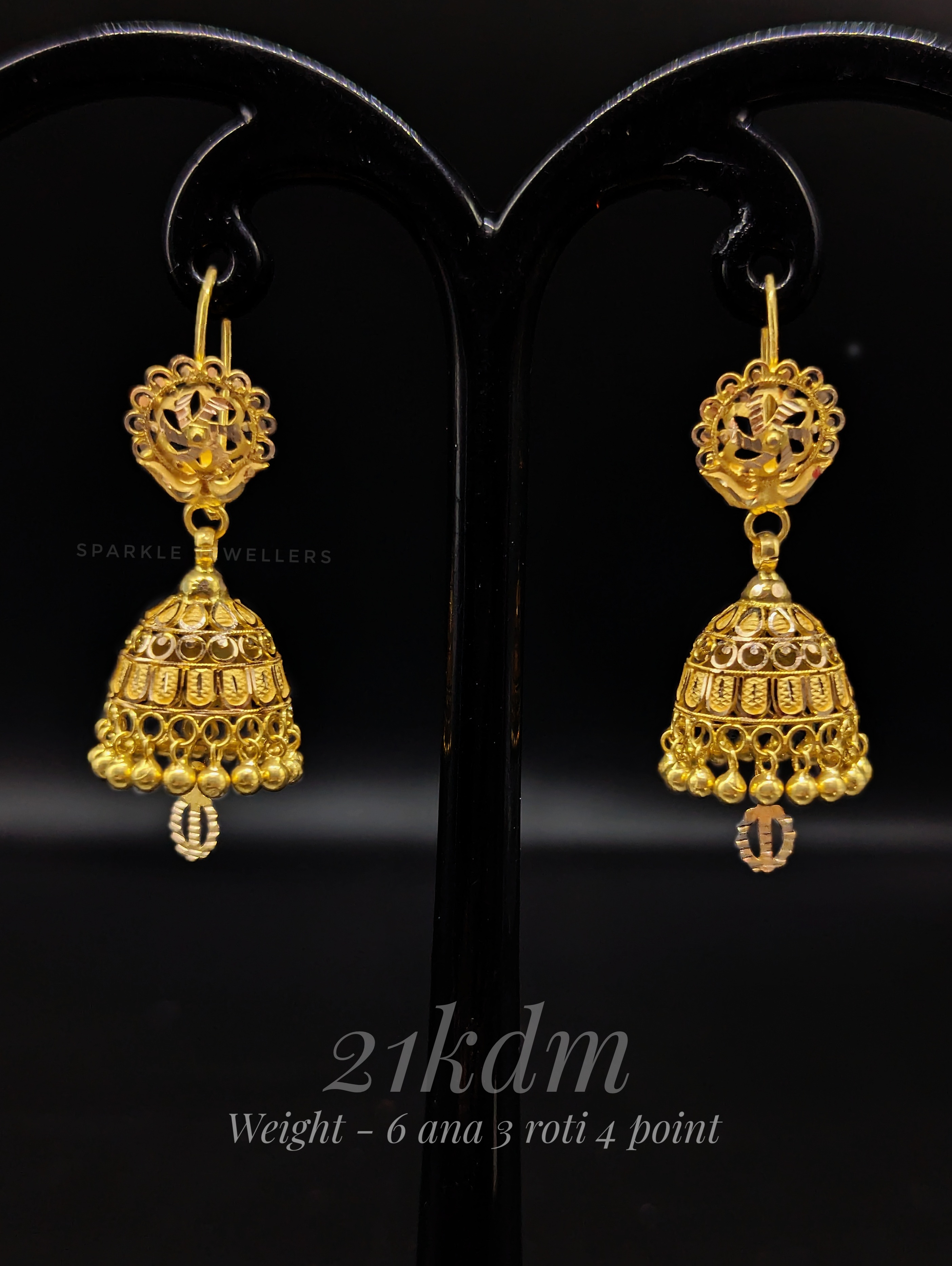 Sparkle :-Regular Jhumka | Sparkle Jewellers