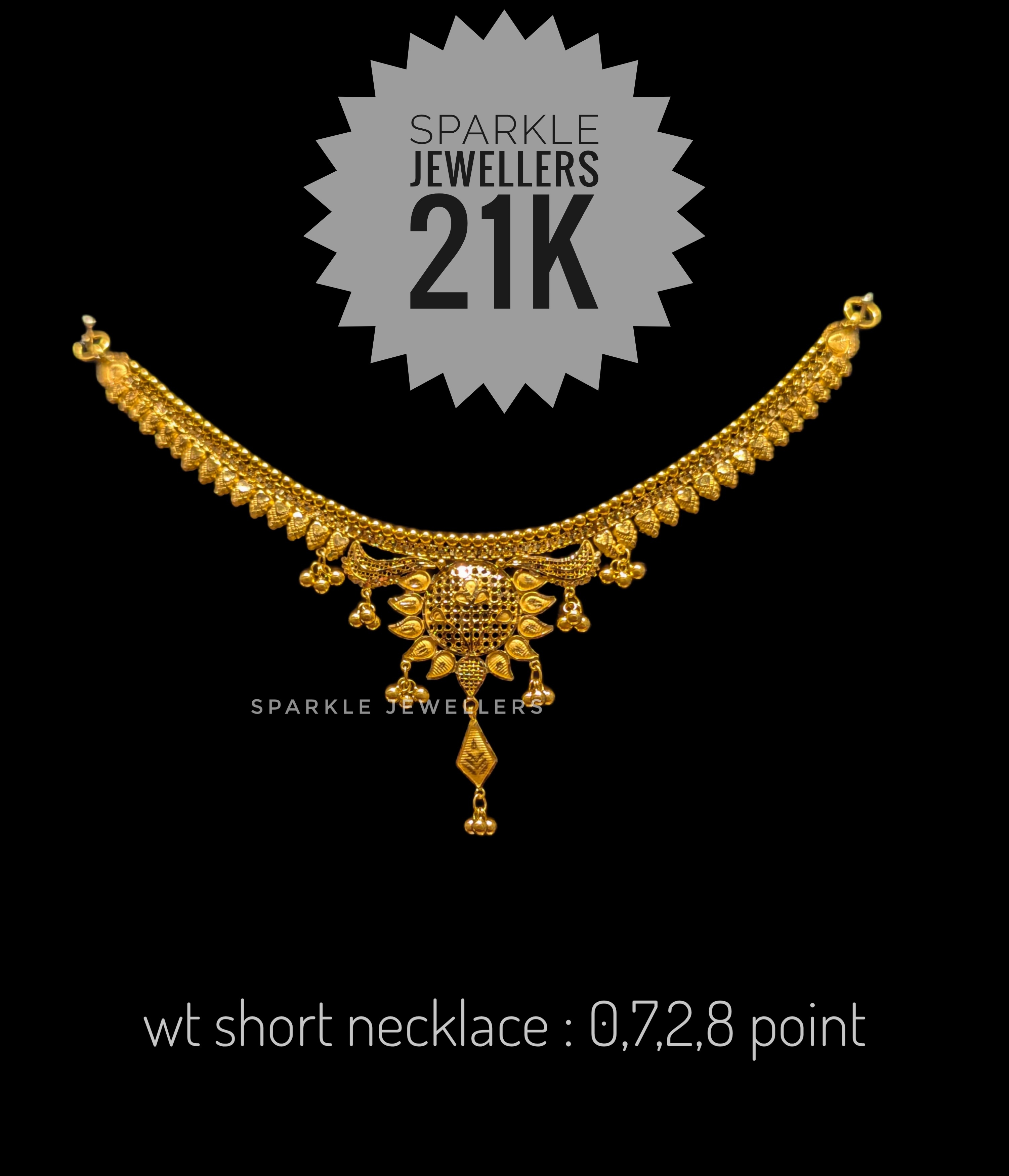 Trendy Short Necklace | Sparkle Jewellers