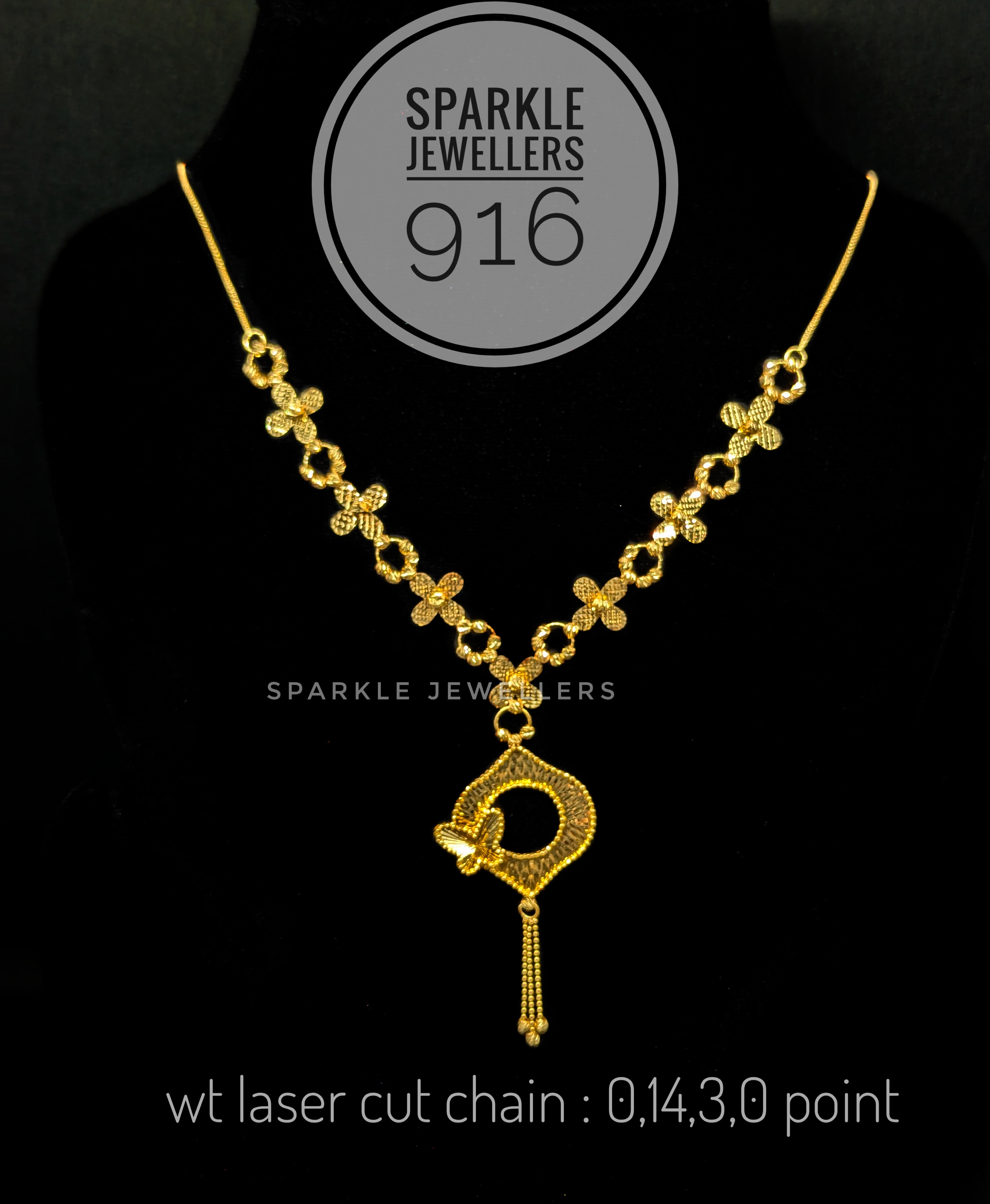 Laser Cut Chain | Sparkle Jewellers